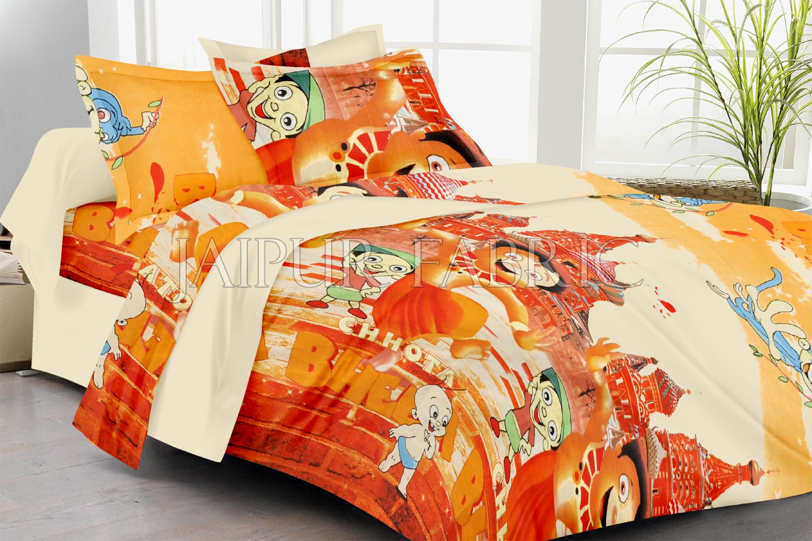 7 Cartoon Designer Fitted Bed Sheets for Kids – JaipurFabric®