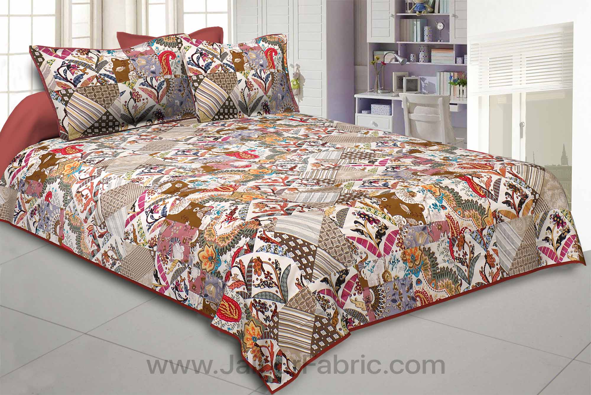 Mix Small Combining Small Random Colorful Patches of Different Design – JaipurFabric®