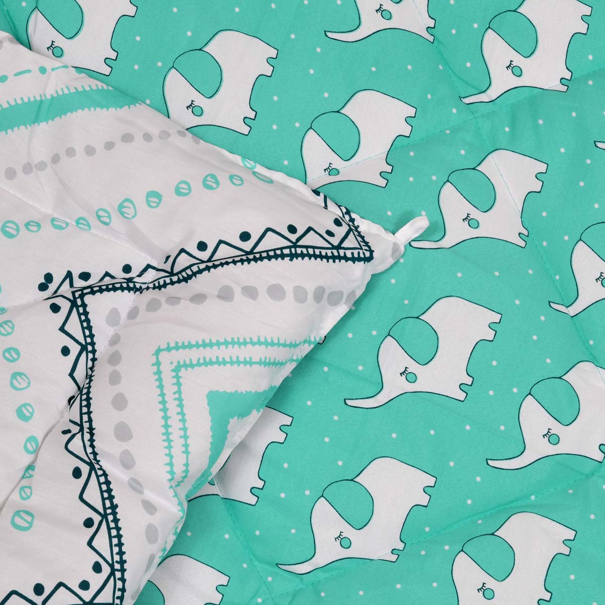 Minitrunks Green Single Bed Kids Comforter – JaipurFabric®